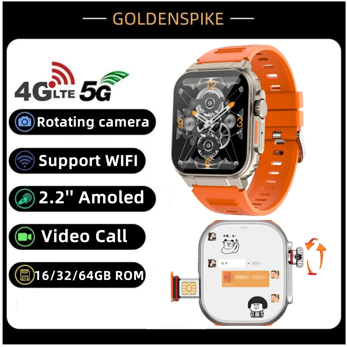 Reloj-inteligente-S9-Ultra-para-hombre-y-mujer-dispositivo-con-4G ...