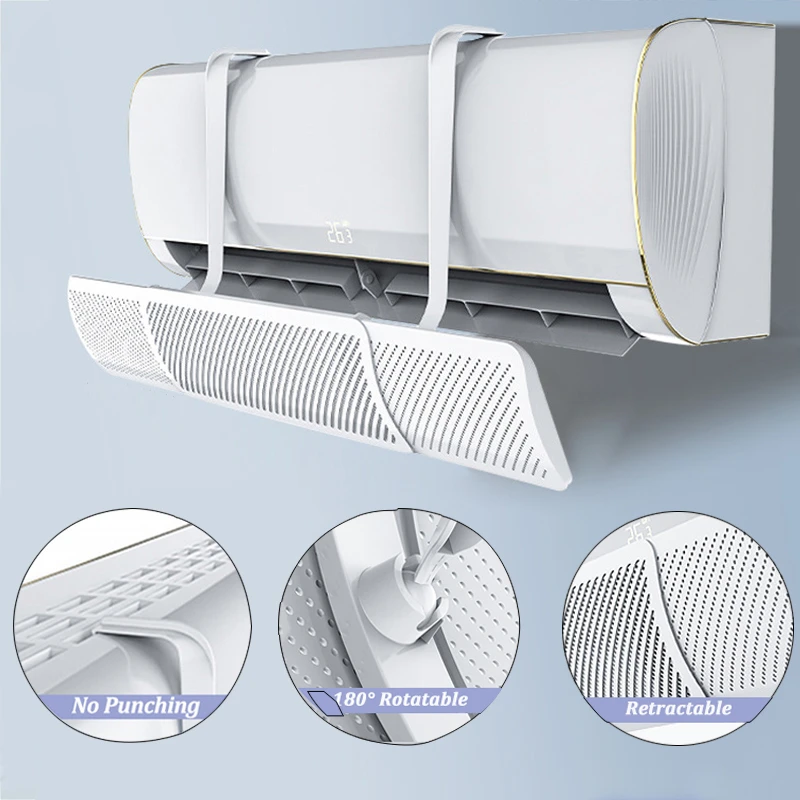 Retractable Air Conditioning Wind Deflector Household Hanging-type Air ...