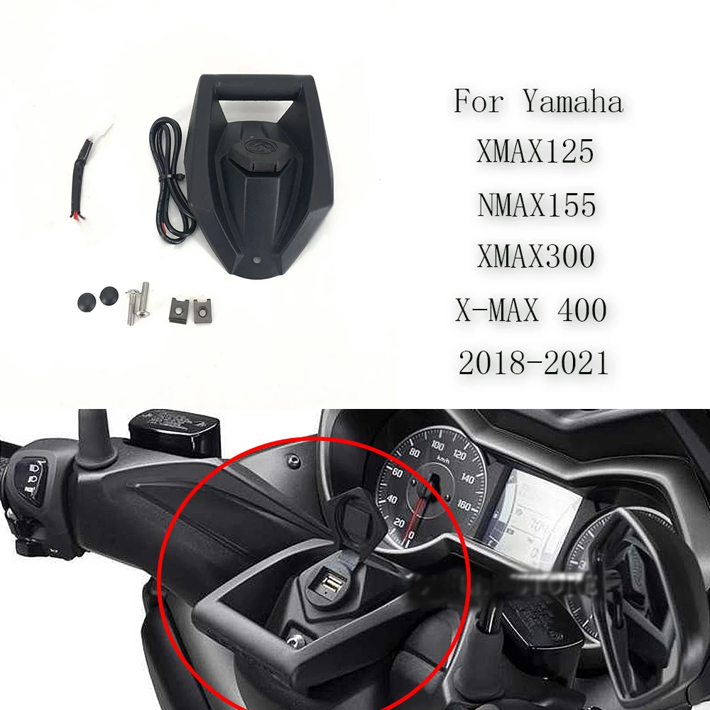 Xmax Motorcycle Usb Charging Port Holder Mount Gps Phone Navigation Bracket For Yamaha Nmax ...