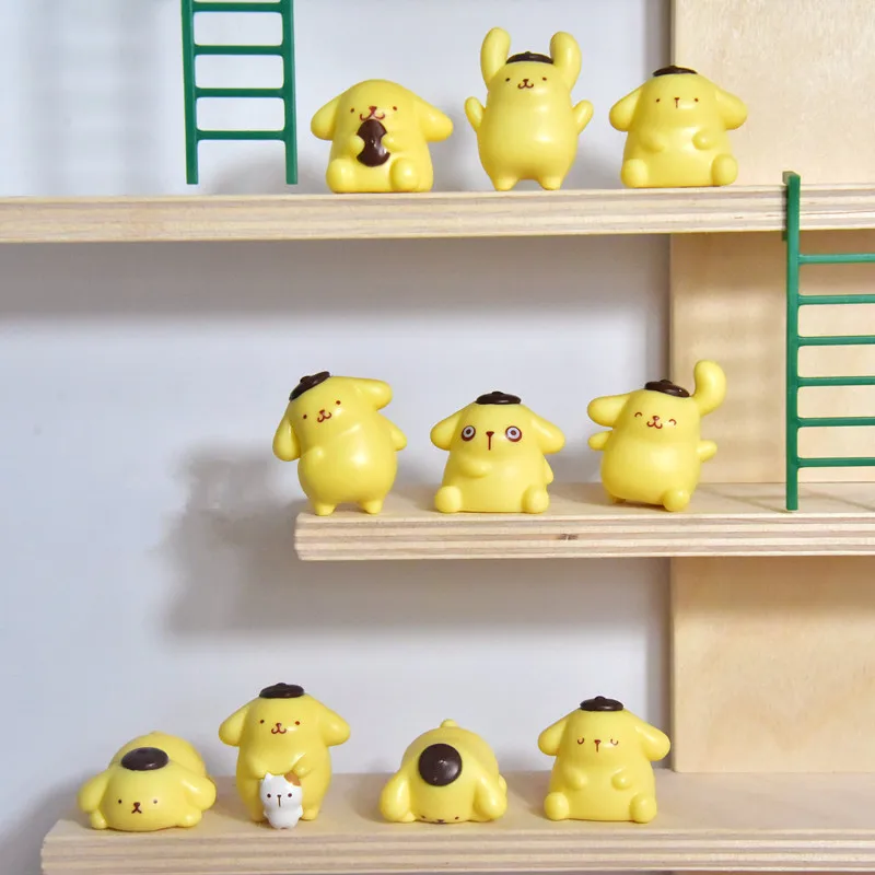Kawaii-PomPomPurin-Figures-Birthday-Party-Cake-Decoration-PVC-Anime ...