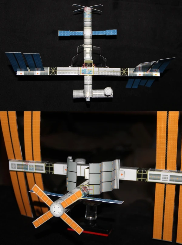 International Space Station Paper Model