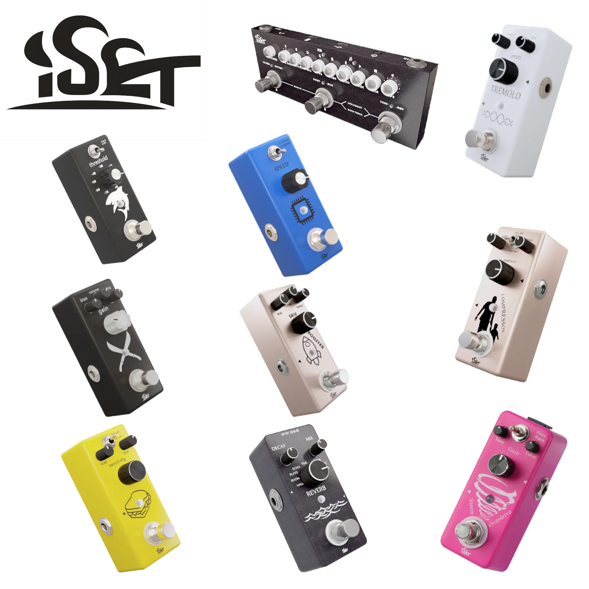ISET-GUITAR-EFFECT-PEDAL-NOISE-GATE-CUBE-BABY-TUNER-CHORUS-PHASER-DELAY ...
