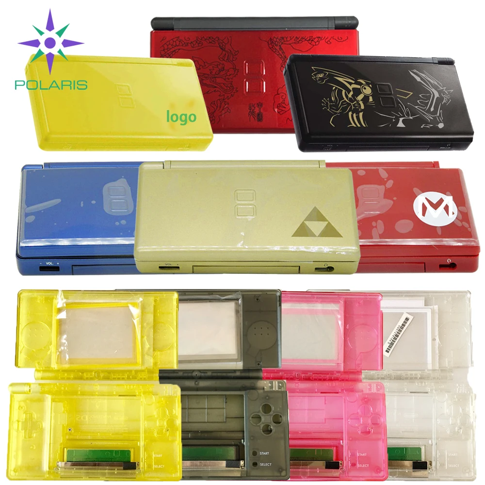 Carcasa completa de repuesto para consola Nitendo DS Lite DSL NDSL NDS Lite con Kit de botones y ...