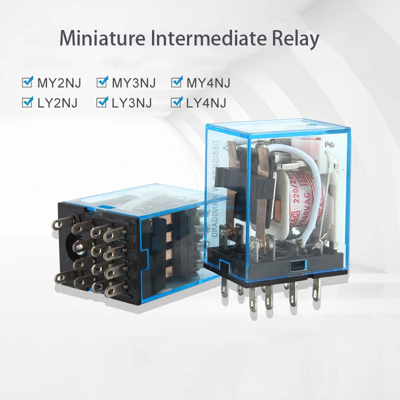 1pcs-General-Purpose-MY2NJ-MY4NJ-Electronic-Micro-Electromagnetic-Relay ...
