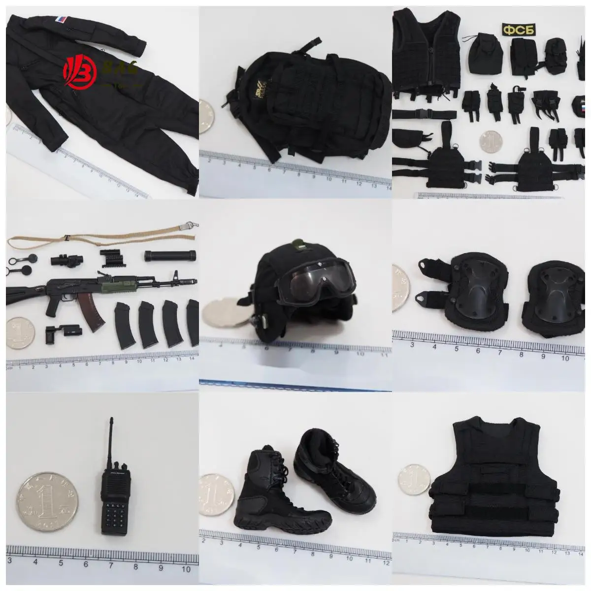 1/6 of the Action Figures model SUPERMCTOYS MC M069 Black Edition ...