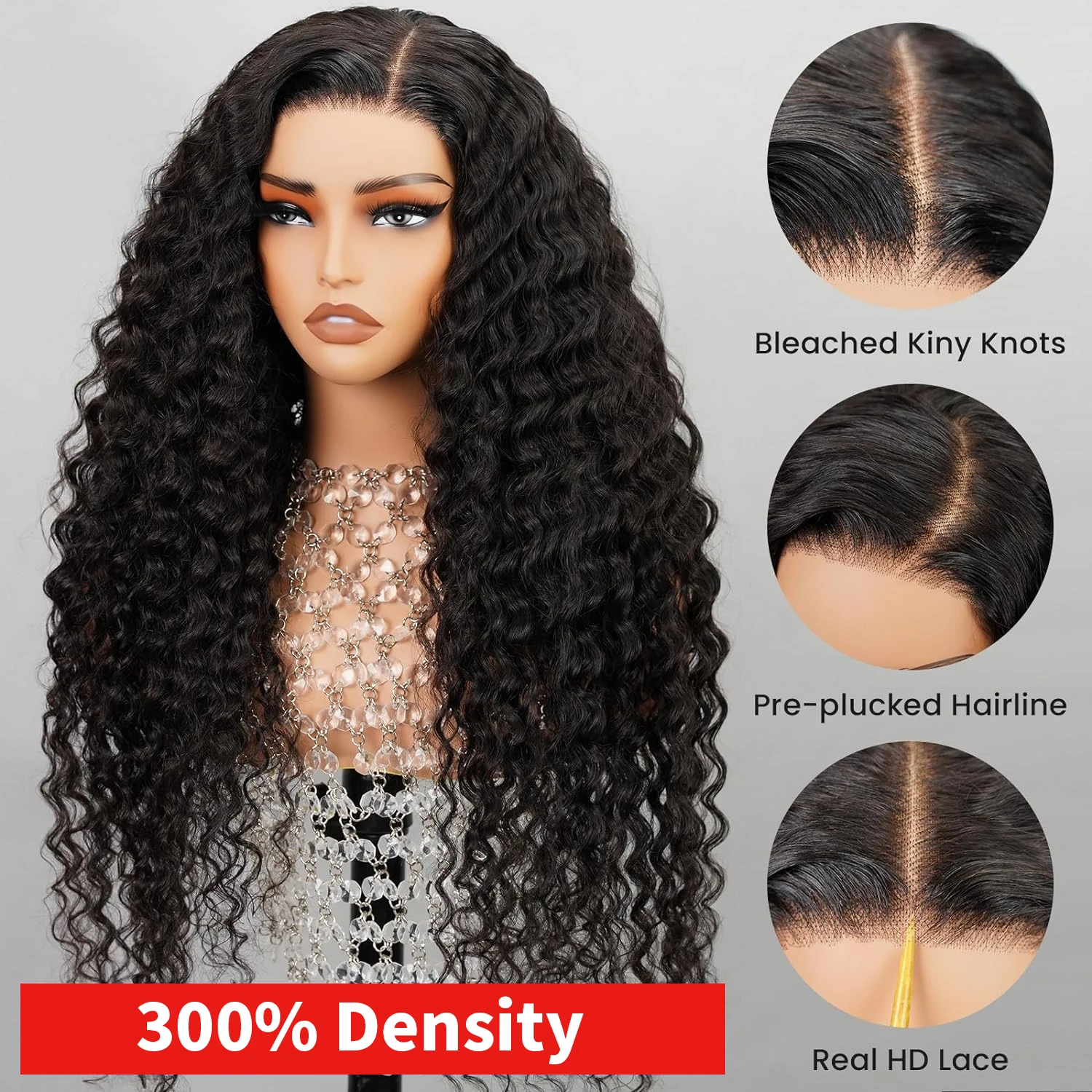 300-Density-13x6-HD-Lace-Frontal-Glueless-Wig-Human-Hair-Deep-Wave-Wigs ...