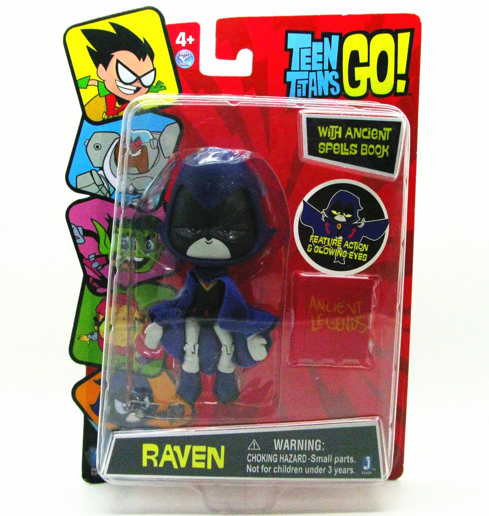 DC Comics Teen Titans Go! RAVEN Action Figure com Livro Feitiços ...