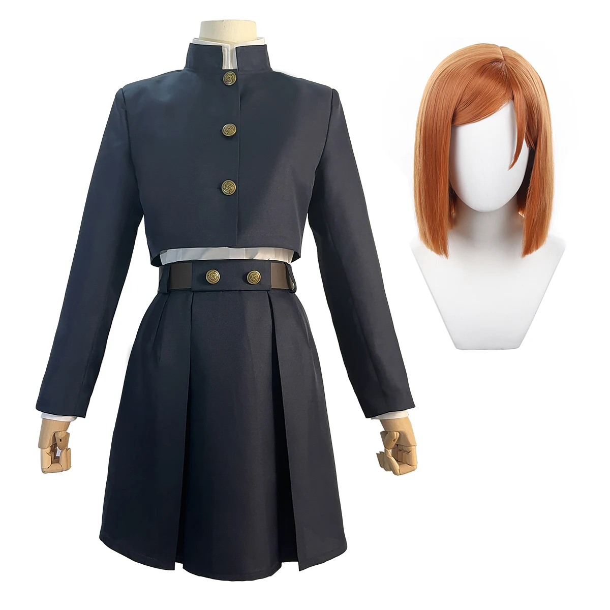 HOLOUN-Jujutsu-JJK-Manga-Anime-Kugisaki-Nobara-Cosplay-Costume-Wig ...