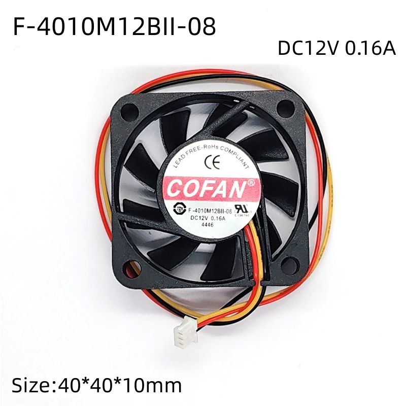 original F-4010M12BII 12V 0.16A 4cm 4010 large air volume chassis CPU ...