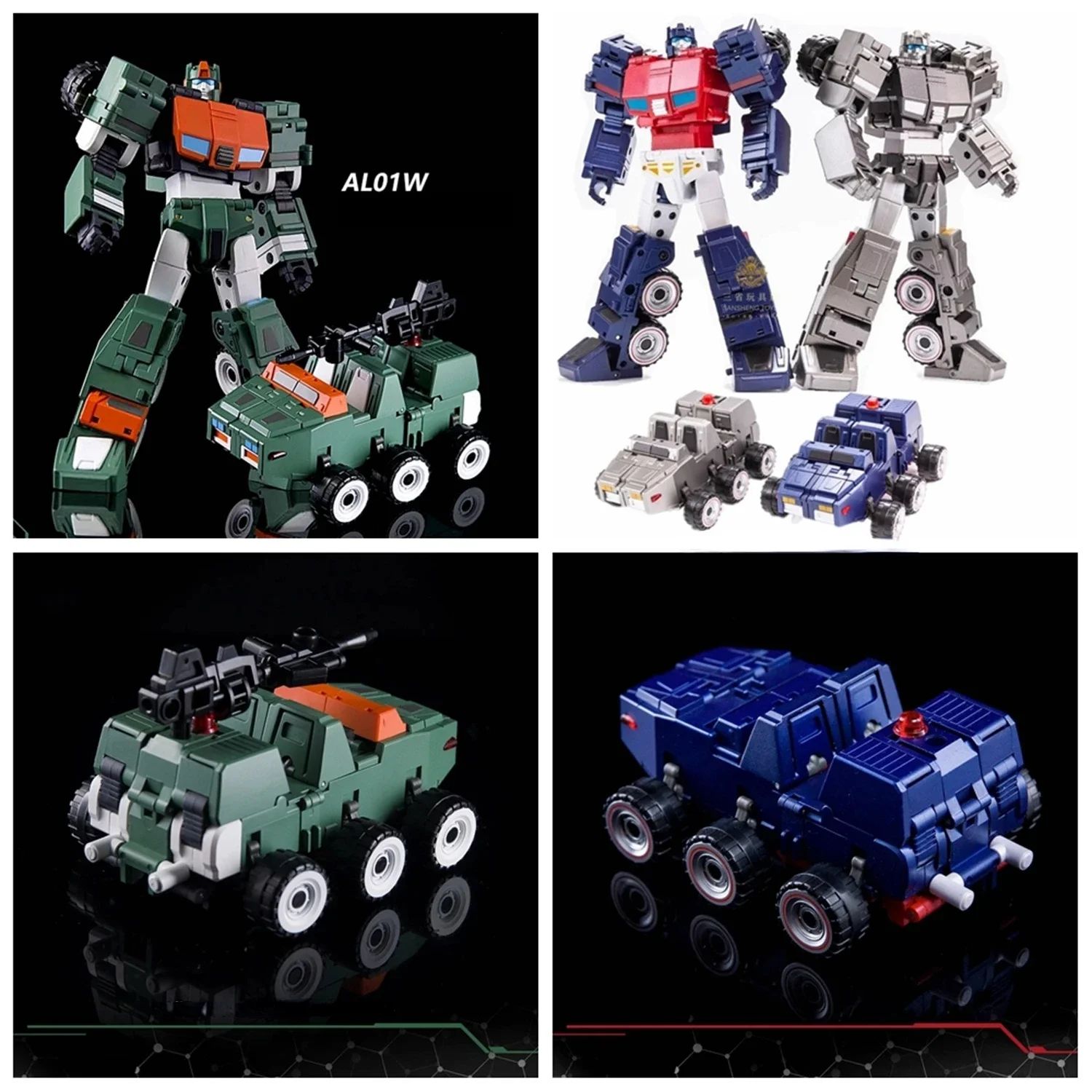 In-Stock-Transformation-Ruller-Modfans-Blue-AL01-Ruller-Green-Silver ...