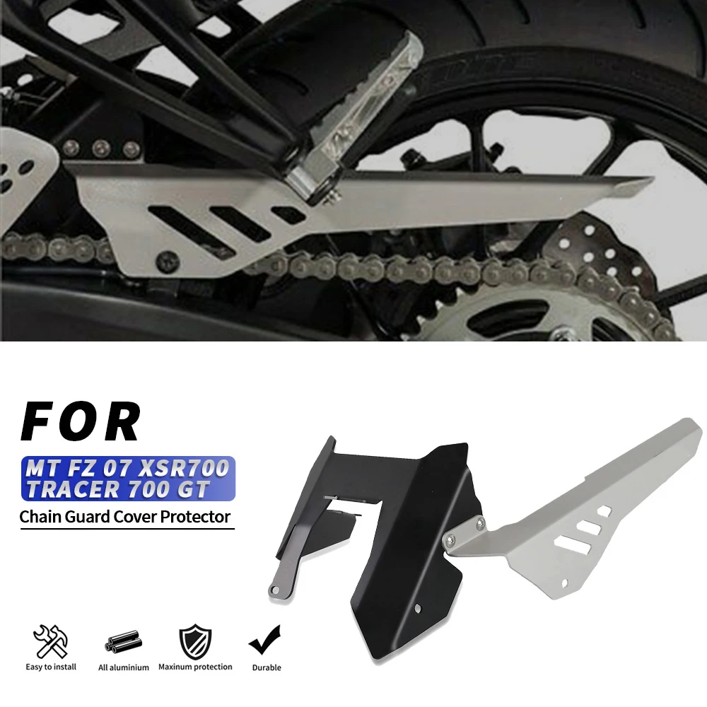 Motor MT 07 FZ 07 XSR 700 Chain Guard Cover For Yamaha MT07 Tracer FZ07 ...
