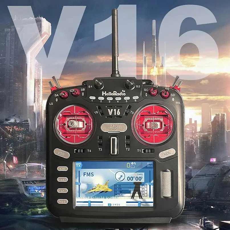 HelloRadio V16 /Pro/MAX Remote Control ELRS Transmitter Support EDGETX ...