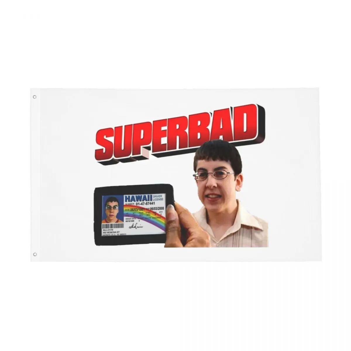 Funny-McLovin-Superbad-Flags-Fade-Proof-Outdoor-Banner-Polyester-Home ...