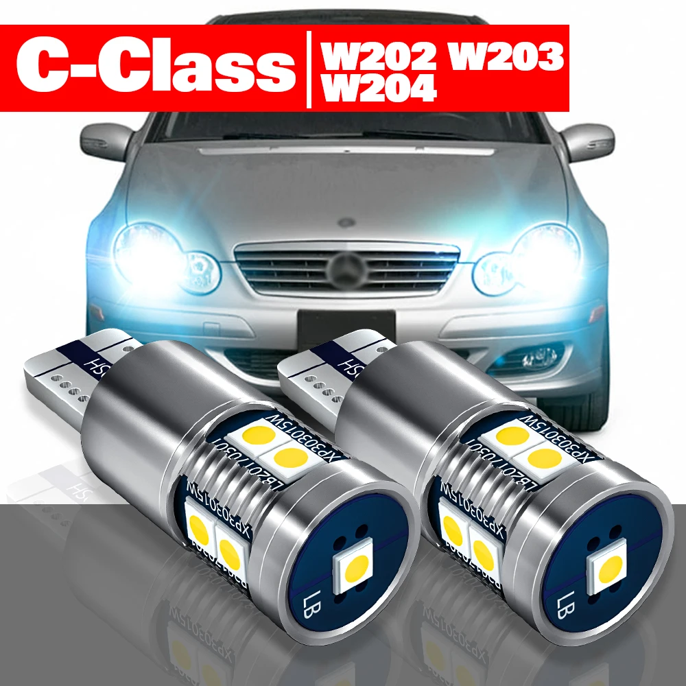 For Mercedes Benz C Class W202 W203 W204 1993-2014 Accessories 2pcs LED ...