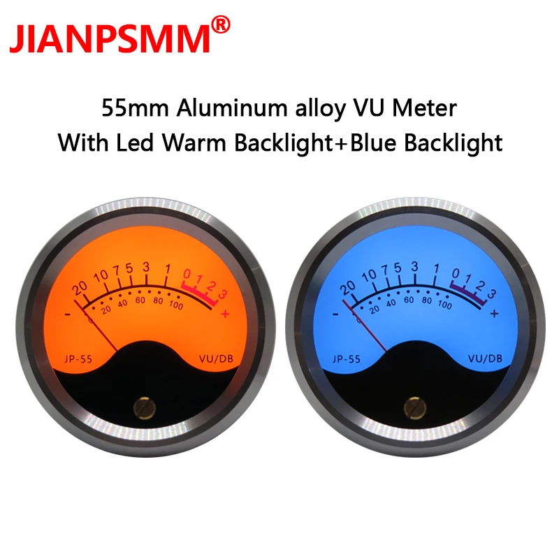 55mm-Aluminium-Alloy-Vu-Level-Audio-Meter-With-Driver-Board-LED ...