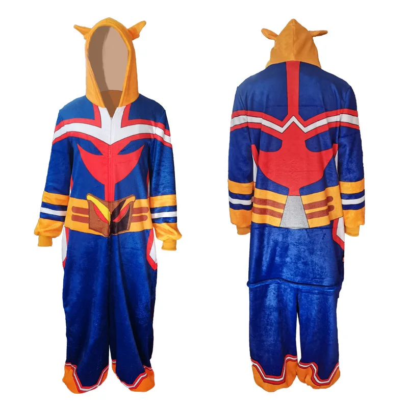 All Might Cosplay Costume Anime My Hero Academia One-piece Zentai ...
