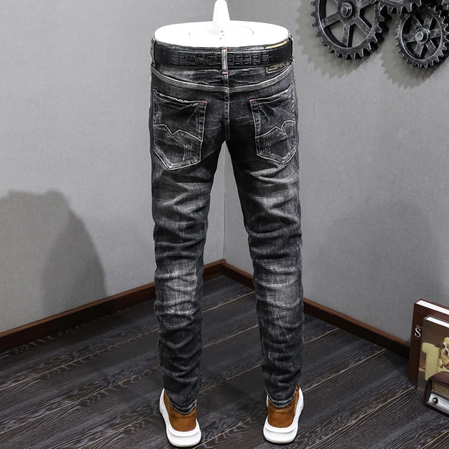 Black Designer Jeans For Men