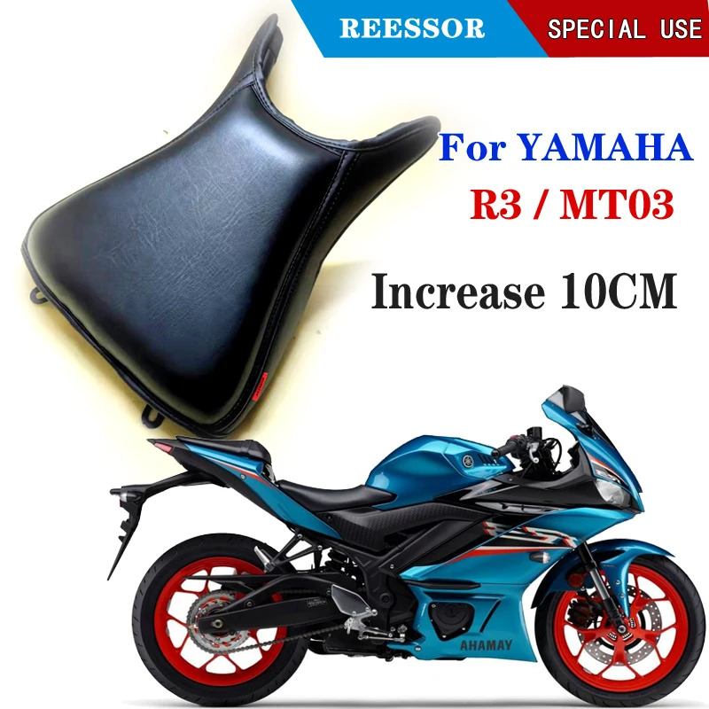 Increase-10cm-For-YAMAHA-R3-2015-2022-MT03-R25-Comfortable-Sponge-Seat ...