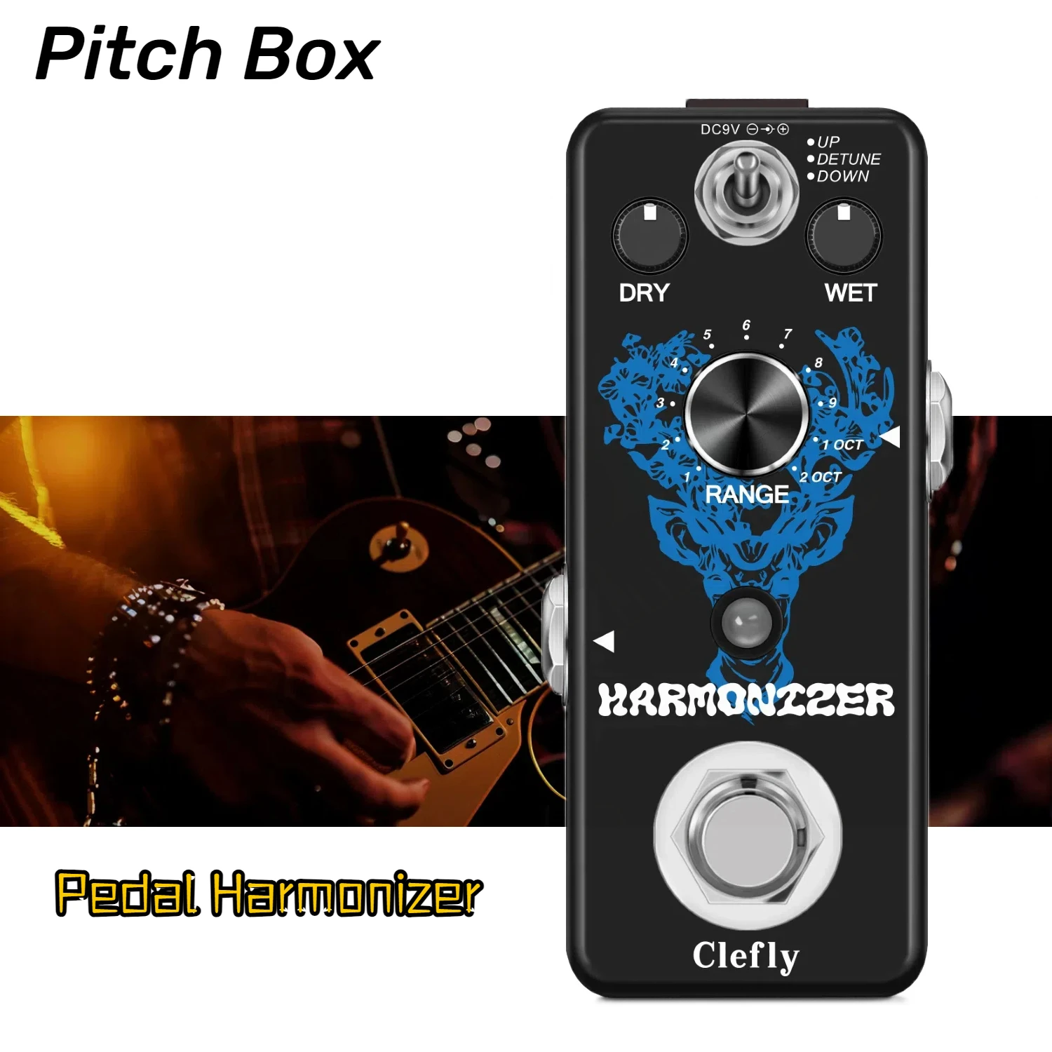 Guitar Pedal Harmonizer Effect Pitch Box Harmonic Harmony Pitch Shifter ...