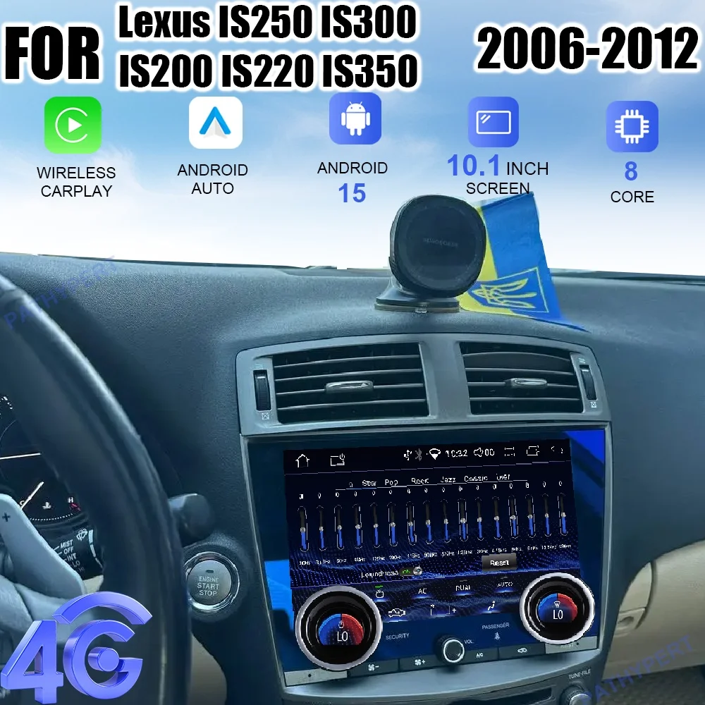 Android 15 For Lexus IS250 IS300 IS200 IS220 IS350 2006-2012 Car ...