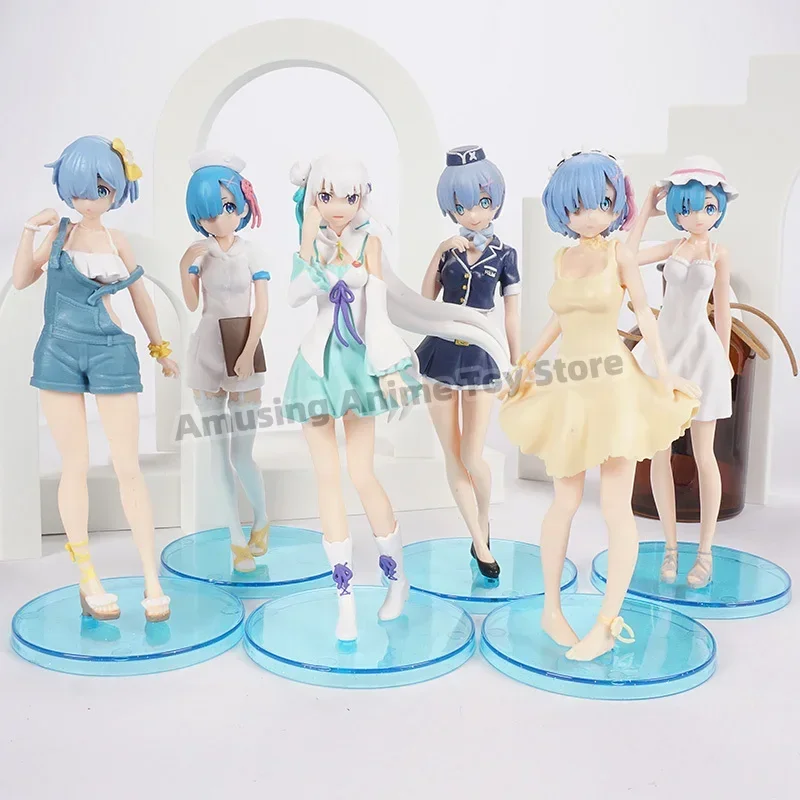 Hot-Anime-Re-life-In-A-Different-World-To-Zero-Rem-Emilia-PVC-Figures ...