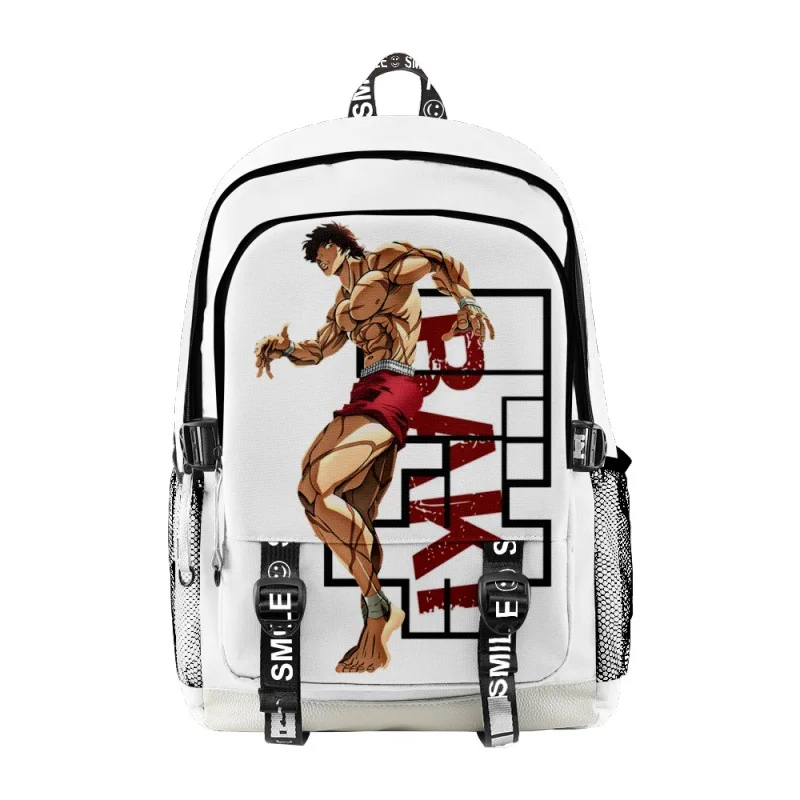 2022 Anime Yujiro Baki Hanma グラップラー Schoolbag Students Boys Girls ...