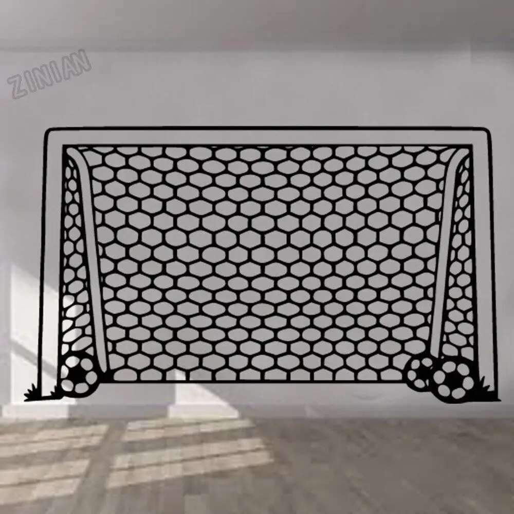 Football-Goal-Net-Wall-Sticker-for-Kids-Room-Vinyl-Wall-Decals-for-Boys ...