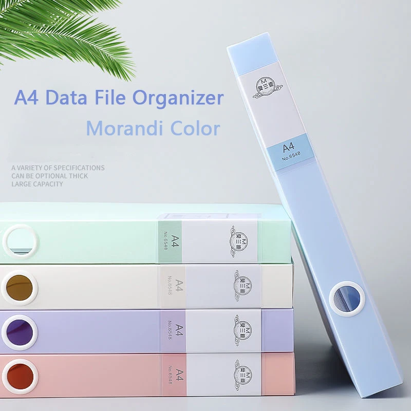 A4-Morandi-Color-Data-File-Organizer-Paper-Organizer-Relat-rio-de-v ...