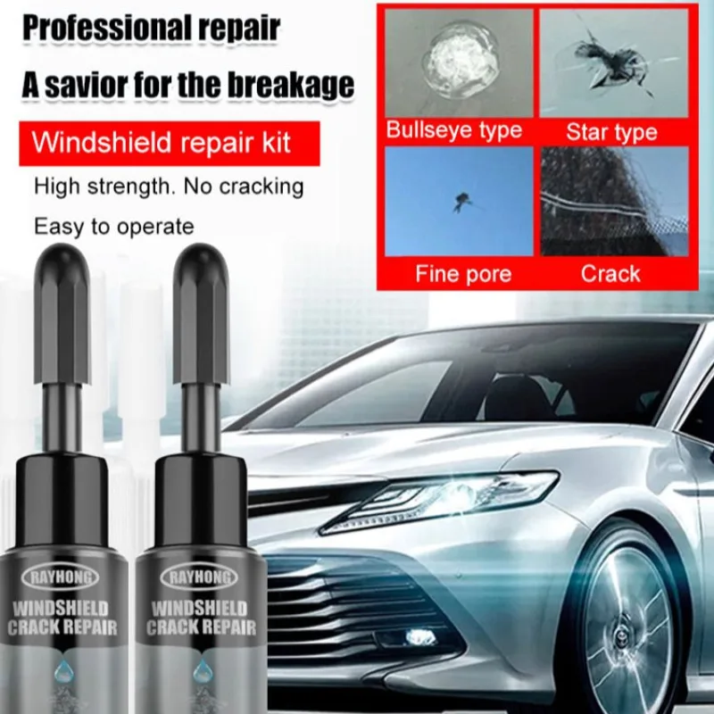 Cracks Gone Glass Repair Tool Windshield Crack Repair Kit - DIY Glass ...