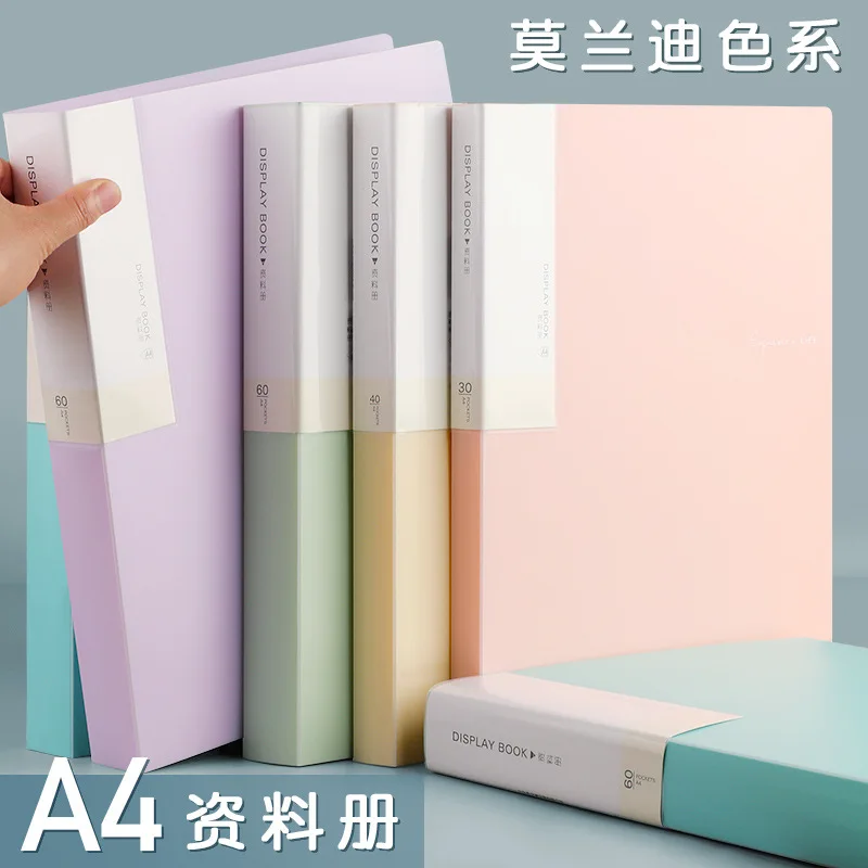 A4-Document-Storage-Folder-20-Pages-Display-Book-Sketch-Album ...