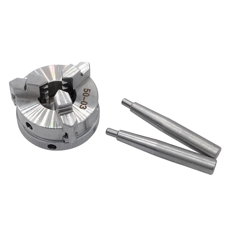 Mini Manual Lathe three jaw chuck 50mm High Precision CNC Wood Drill ...