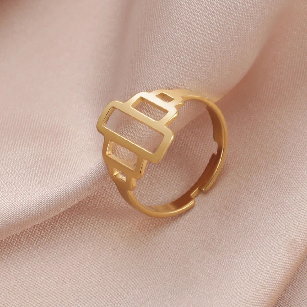 Amaxer-For-Women-Opening-Rings-Cut-Out-Rectangle-Stainless-Steel-Gold-Color-Ring-Engagement ...