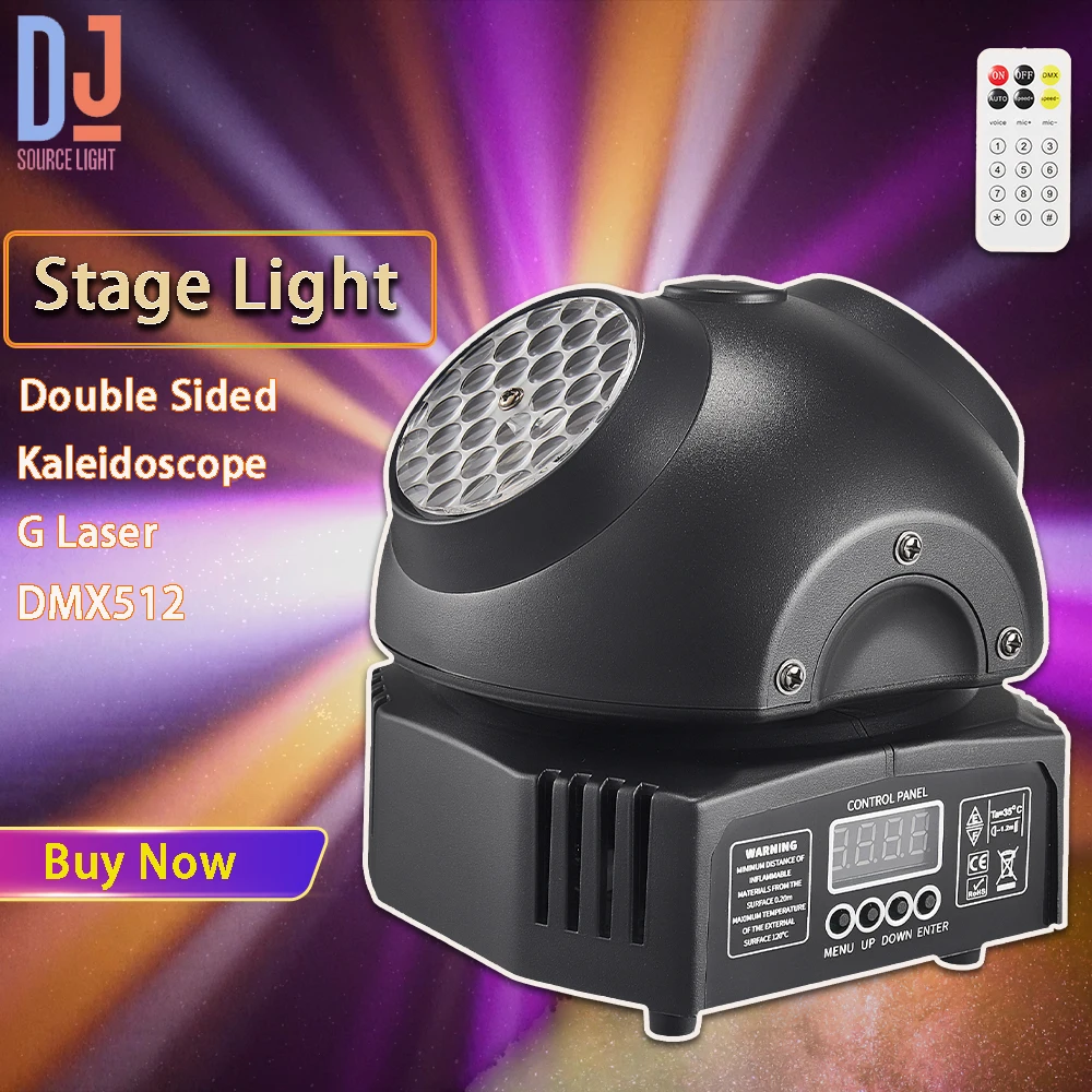 Dupla-Face-Caleidosc-pio-G-Laser-Luz-do-Palco-Luzes-de-bola-com ...