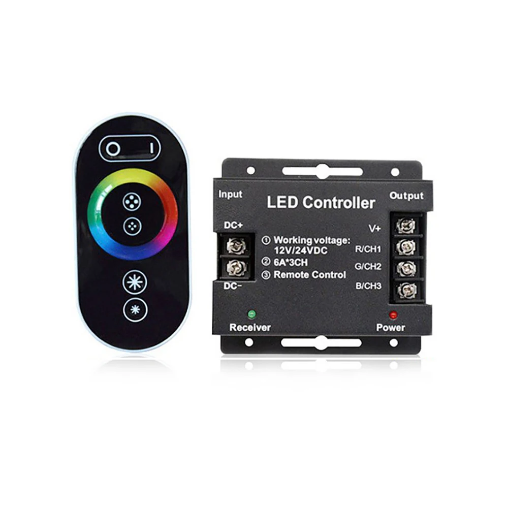 Led Control Rf Wireless Rgb/Dual Temperature/Single Color 12 24v Full ...