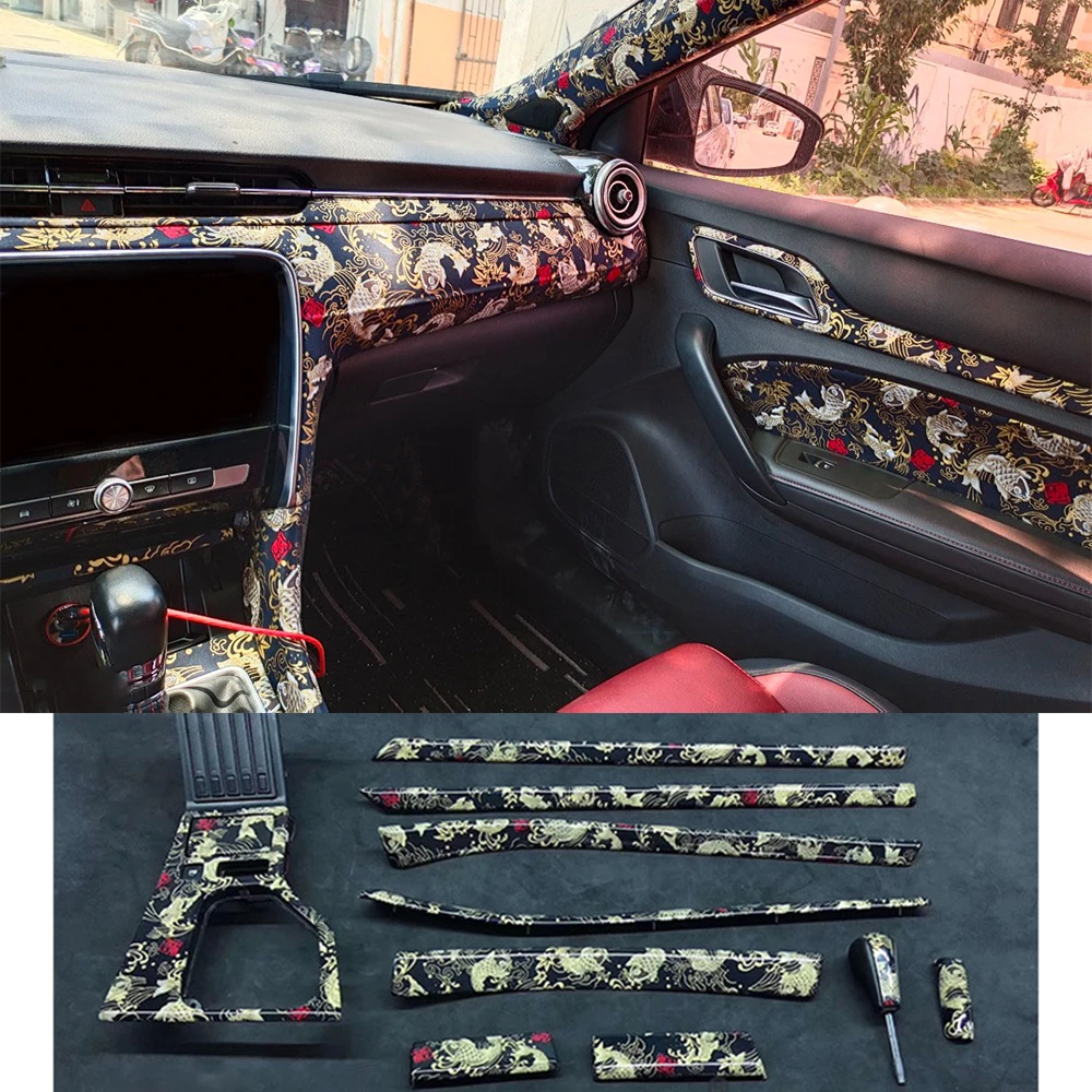 Special-fabric-Automotive-Central-Control-A-B-C-Pillar-Paster-Japanese ...