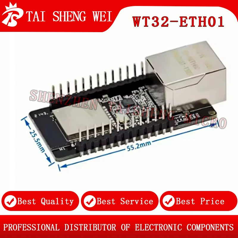 1 Uds nuevo Original WT32-ETH01 Serial integrado a Ethernet/WiFi y ...