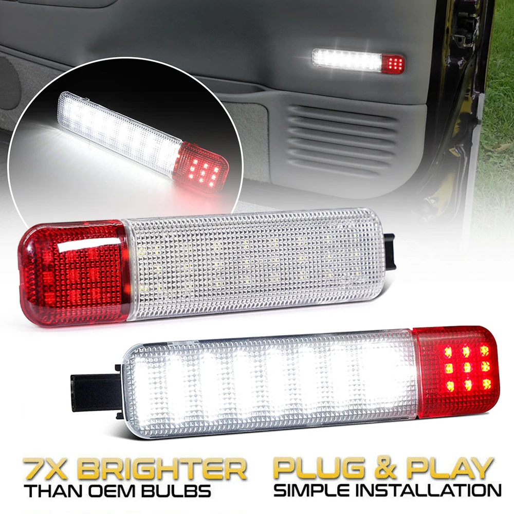 Luz-LED-para-Panel-de-puerta-l-mpara-de-cortes-a-para-Hummer-H2-2003 ...