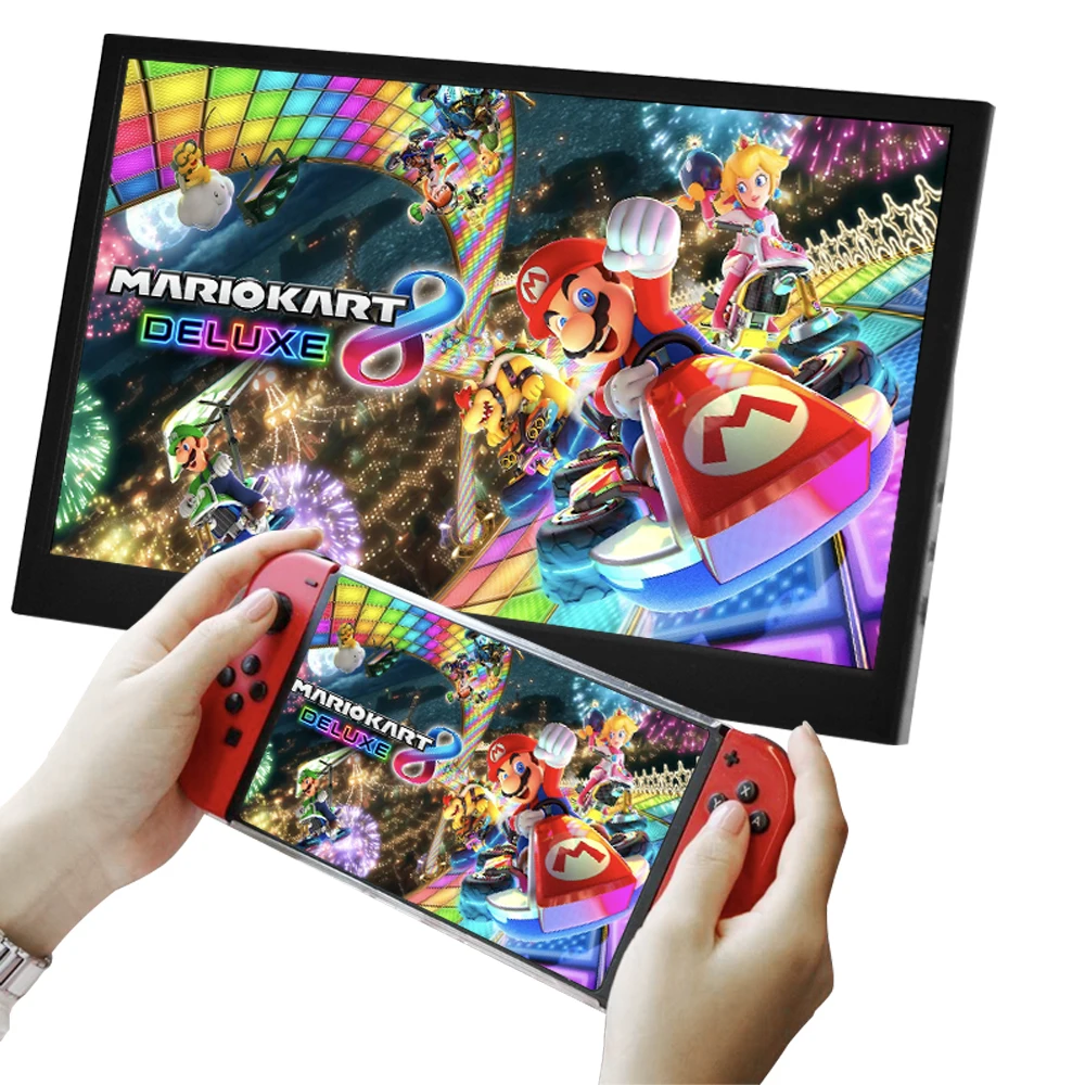 Monitor portátil, tela de jogos compatível com HDMI para laptop, PC ...