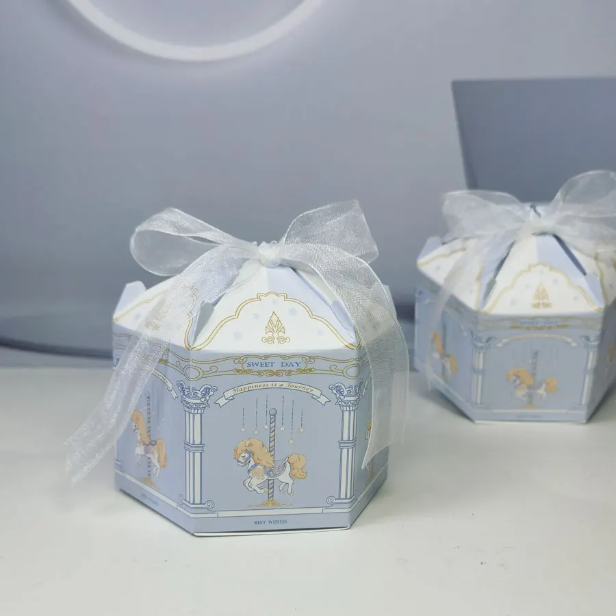 Baby-Blue-Candy-Boxes-Carousel-Series-Stylish-Design-Hexagon-Birthday ...