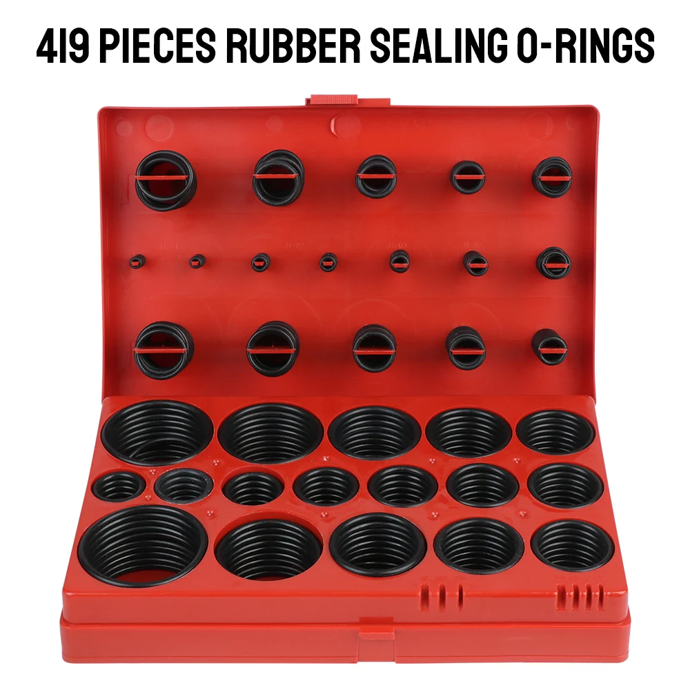 With-Plastic-Box-O-Shape-Sealing-Ring-For-Car-Garage-Plumbing-Pipeline ...