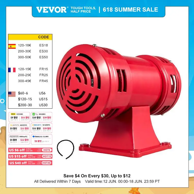 Hand Cranked Air Raid Siren | Siren Industrial | Air Raid Siren Horn ...