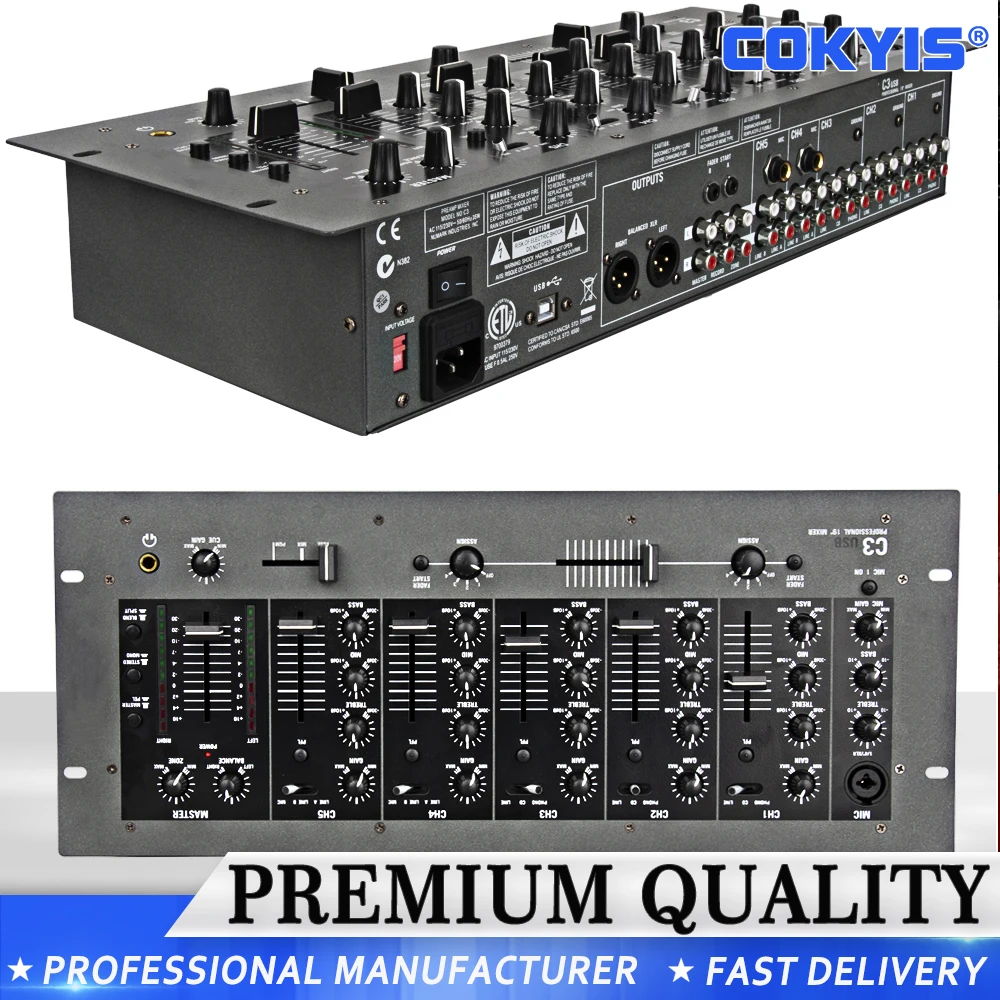 NUMARK-Professional-5-Channel-DJ-Rack-Mount-Stereo-Mixer-Mixing-Desk ...