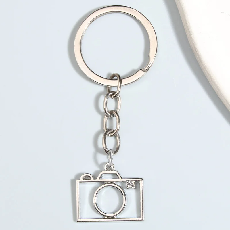 Metal-keychain-Hollow-Camera-Key-Ring-Photographic-Tools-Key-Chains-For ...