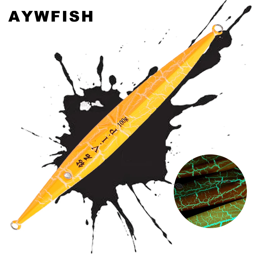 AYWFISH-Diamond-VIP-Jigs-Fast-Sinking-Large-Game-Jigging-Luminous-Hard ...