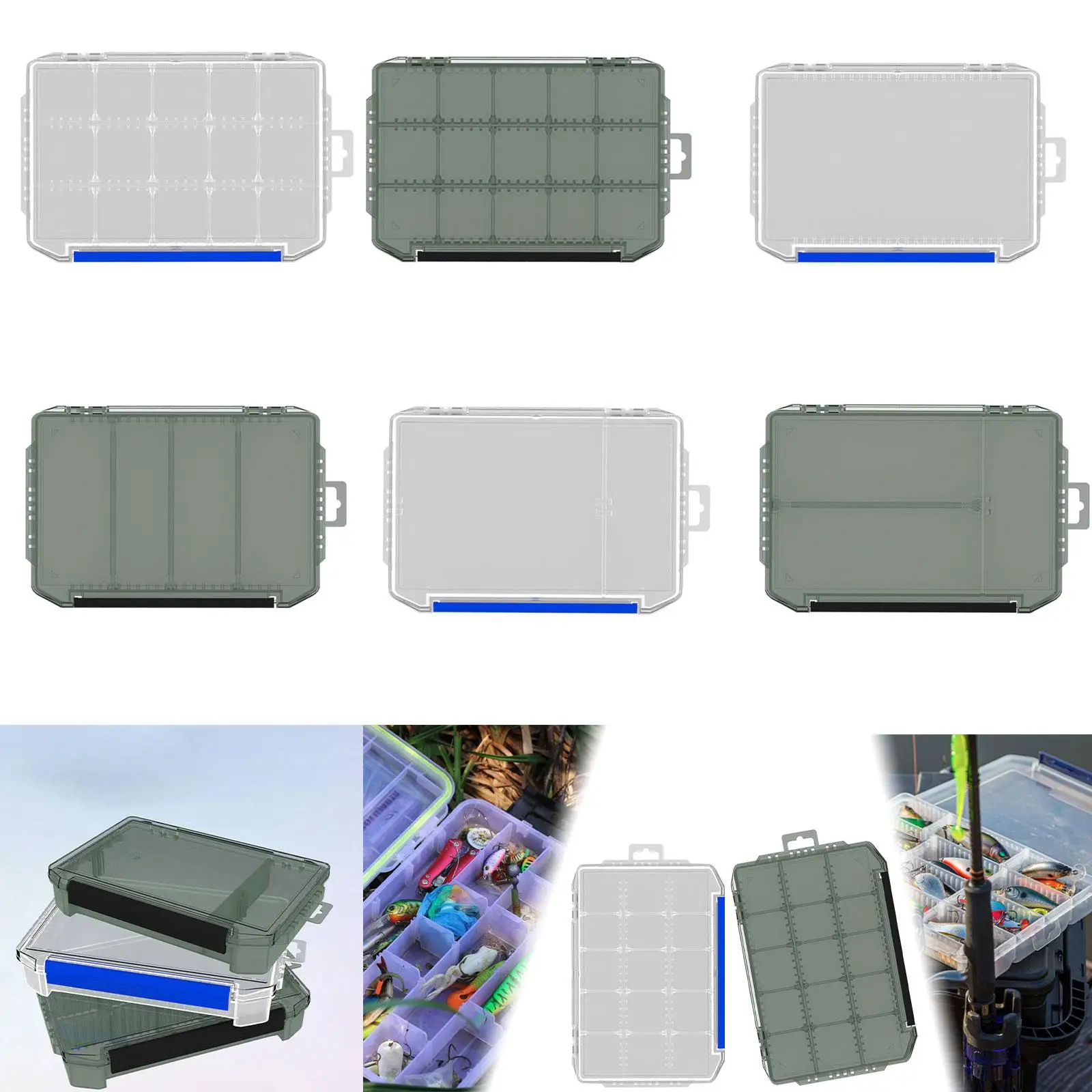Fishing-Tackle-Tray-Box-Fishing-Gear-Organizer-Adjustable-Lure-Storage ...