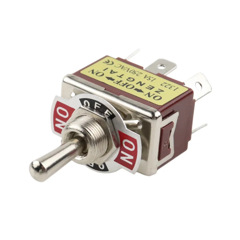 Toggle Switch - Quality 12mm Latching 6 Pin Toggle Switch On-off-on ...