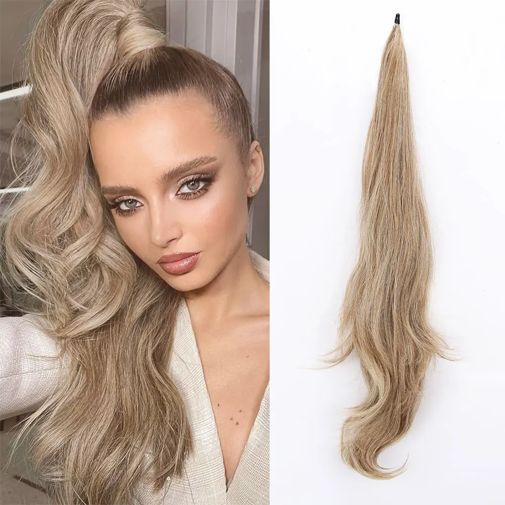 MERISIHAIR-Synthetic-Flexible-Wrap-Around-Ponytail-Long-Wavy-Layered ...