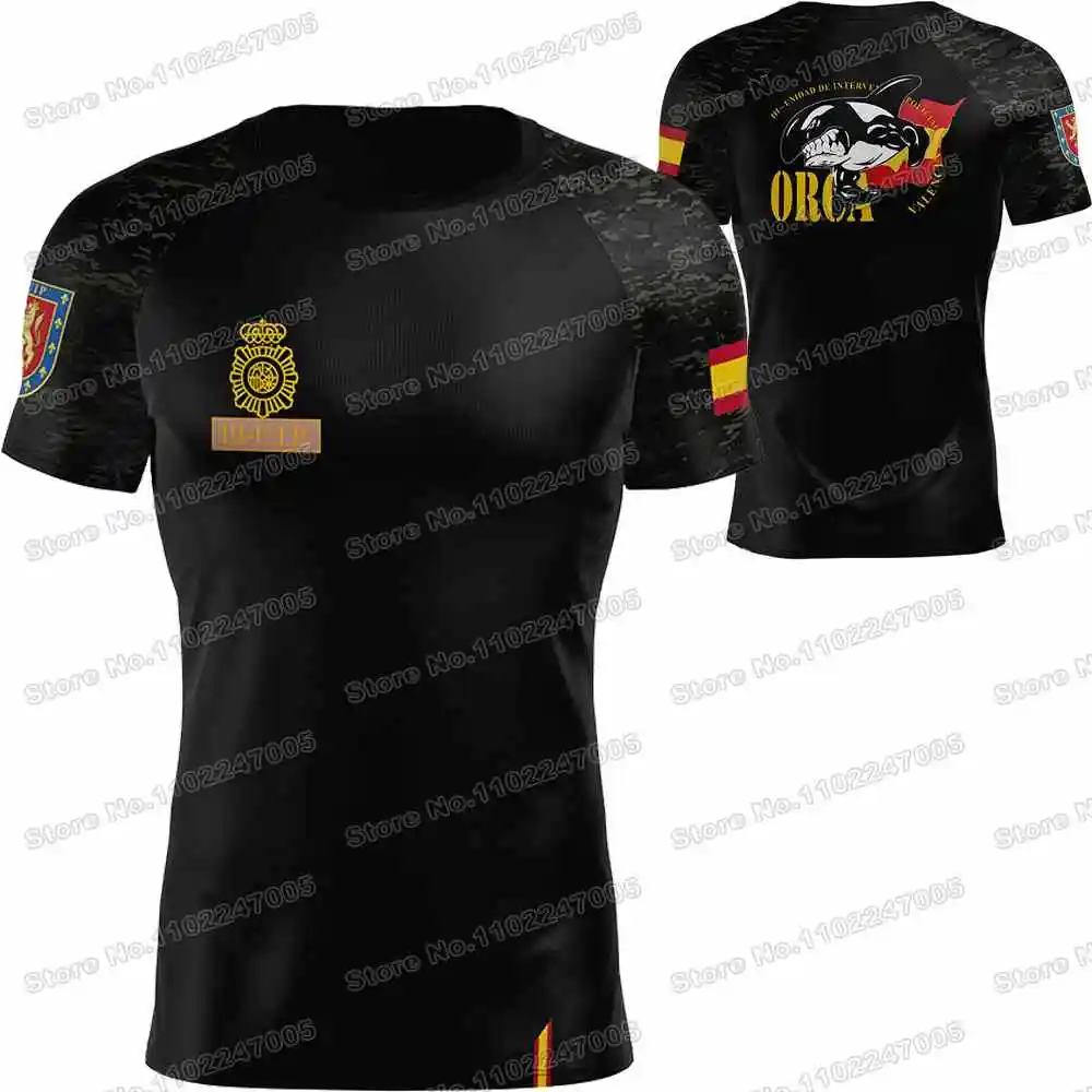 Spanish-III-UIP-Valencia-National-Police-T-Shirt-Outdoor-Tech-Shirts ...