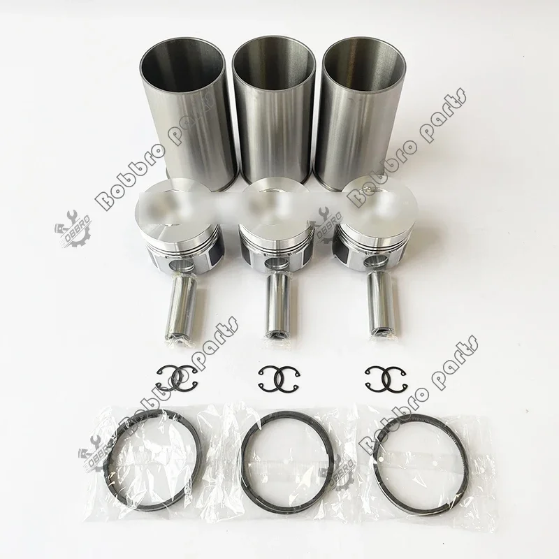 3AA1-Cylinder-Liner-Kit-With-Piston-6513141-Ring-6598674-For-Isuzu ...