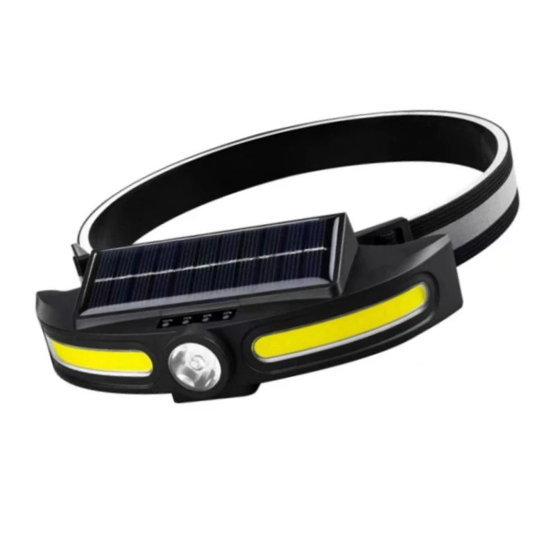 Outdoor-Solar-Headlight-Strong-Dual-Light-Source-Headlamp-Power-Display ...